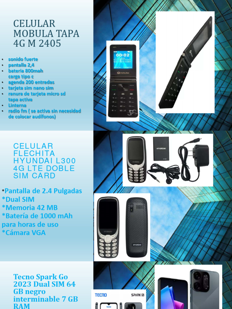 Venta Celulares | PDF | Distribuciones Linux integradas | Teléfonos móviles