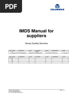 Imds Recommendation 001 General Structure | PDF | Weight