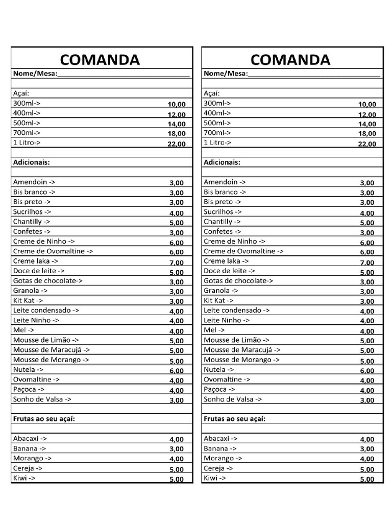COMANDA | PDF