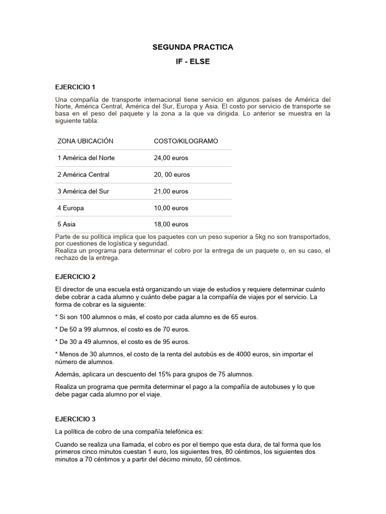 SEGUNDA PRACTICA | PDF