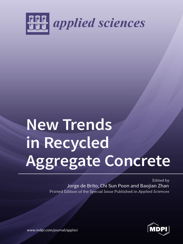 New Trends in Recycled Aggregate Concrete Book | PDF | Concrete ...