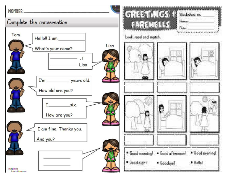 Act. Ingles Saludos | PDF