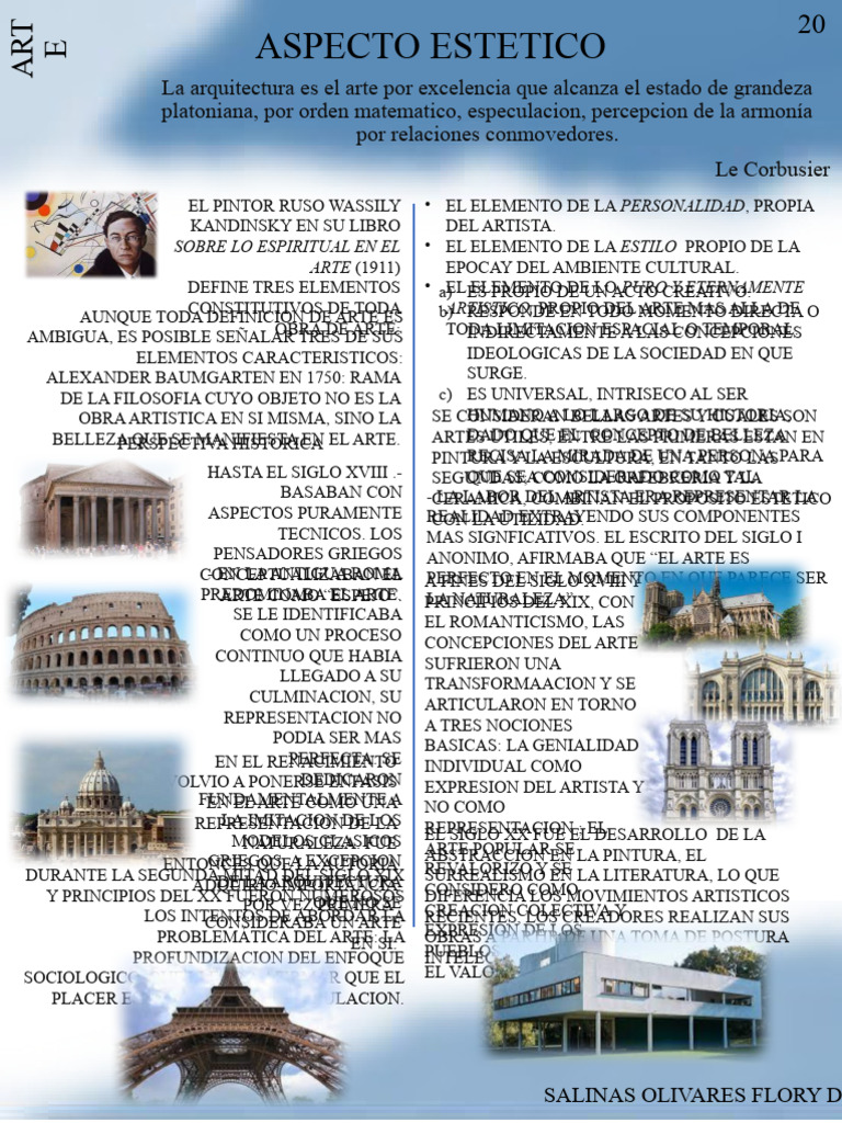 INFOGRAFIA ASPECTO ESTETICO ARTE - FUNCION | Descargar gratis PDF ...