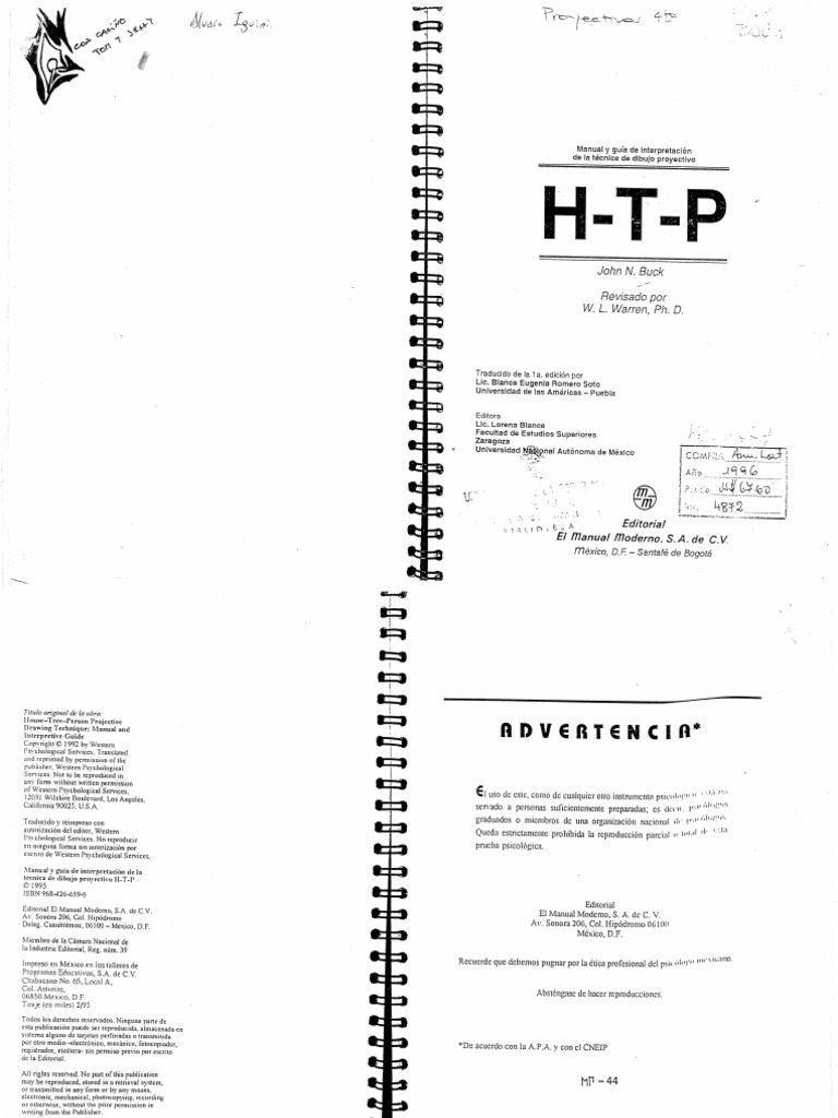 HTP Htp Manual | PDF