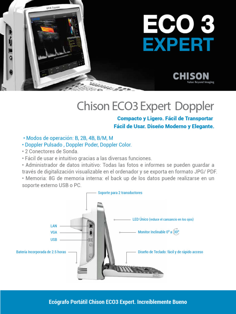 ULTRASONIDO-CHISON-ECO-3-EXPERT | PDF | Ultrasonido | Hardware de la computadora