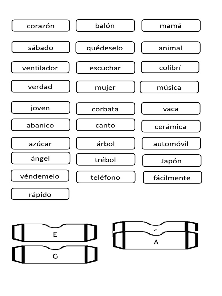 Palabras Comunes en Español | PDF