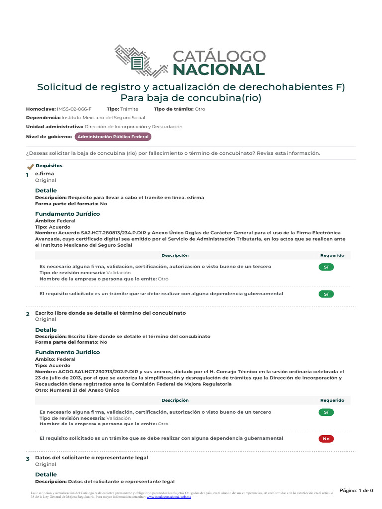 Trámite 10699 Homoclave IMSS-02-066-F | PDF | Documento de identidad ...