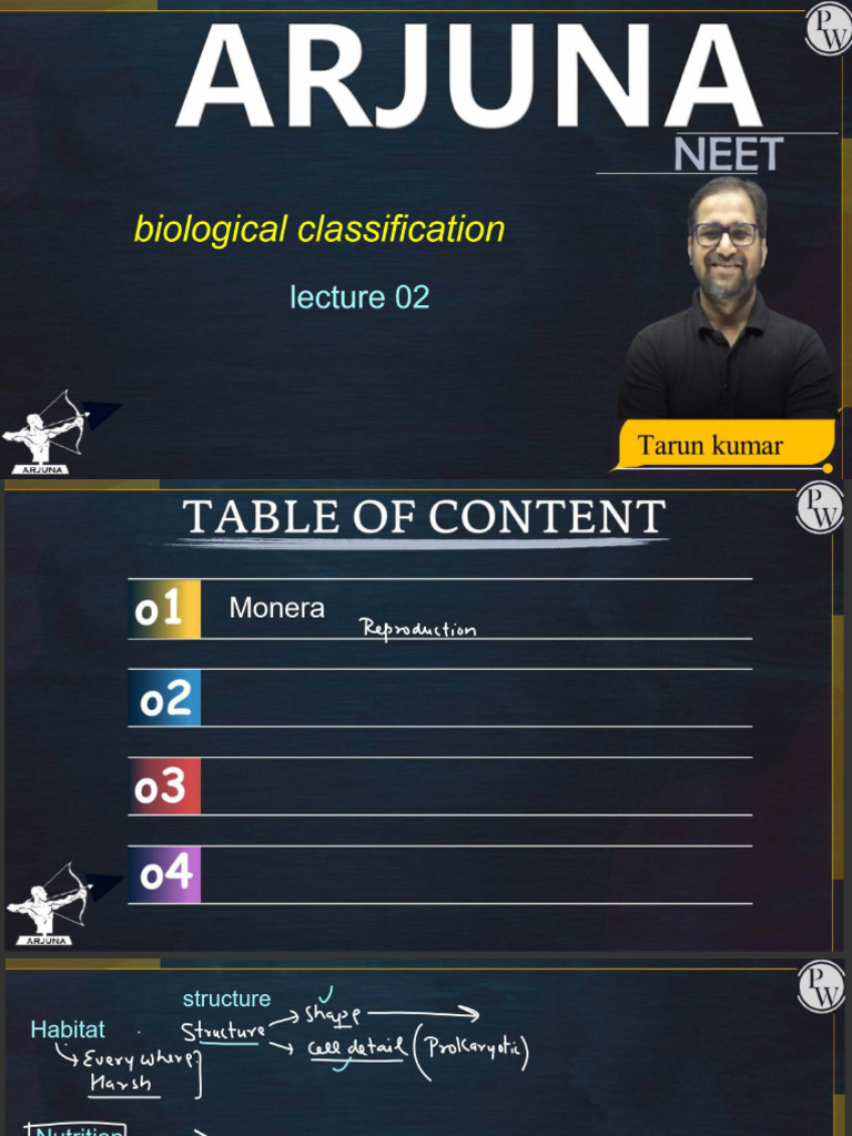 Biological Classification 02 Class Notes Ll Arjuna Neet 2023 Pdf