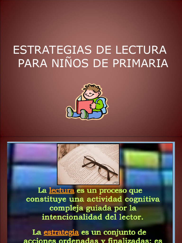 Estrategias de Lectura para Primaria | PDF | Relaciones personales ...
