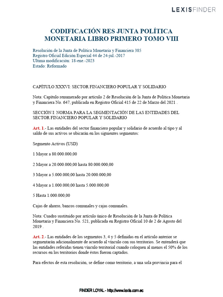 Bancario-Codificacion Res Junta Politica Monetaria Libro Primero Tomo ...