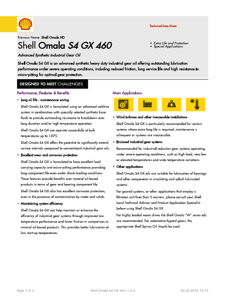 Omala S4 GXV 460 Ingles | PDF