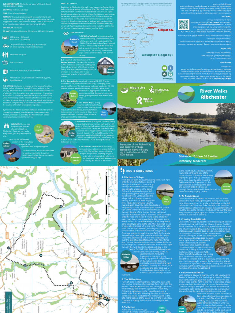 Ribchester Route Guide 1 | PDF