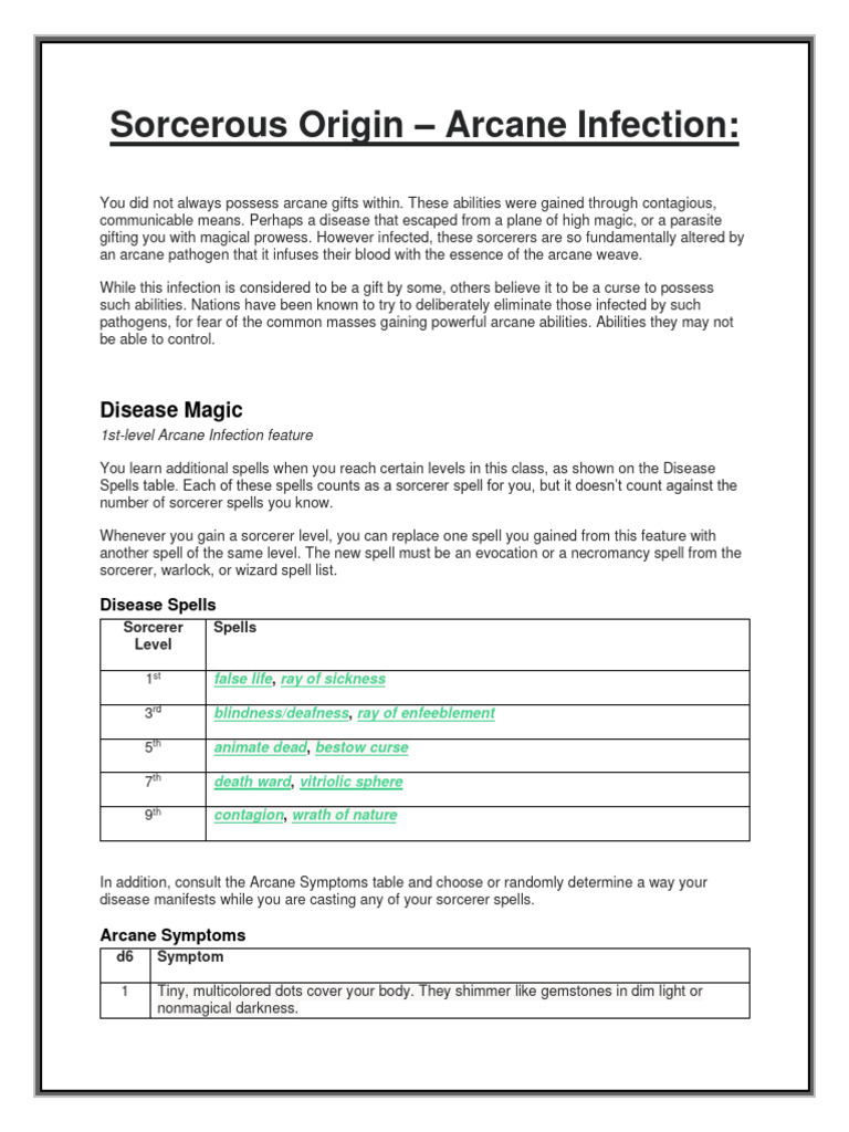 2970206-Arcane Infection | PDF | Infection | Microbiology