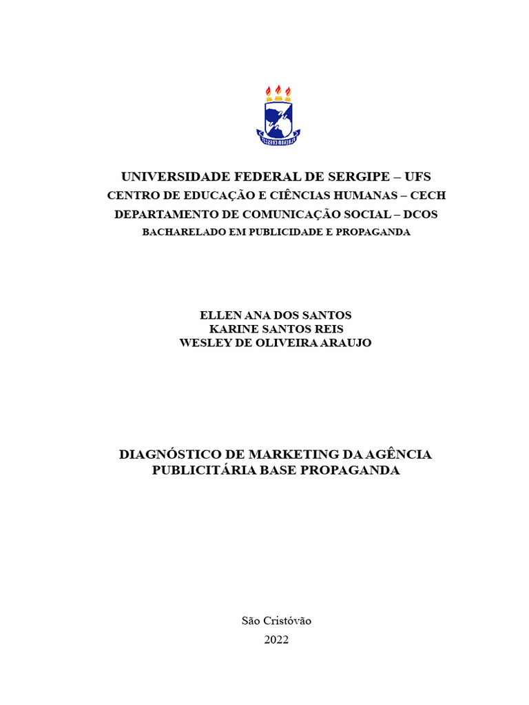 DIAGNÓSTICO DE MARKETING - BASE PROPAGANDA | PDF | Publicidade | Facebook