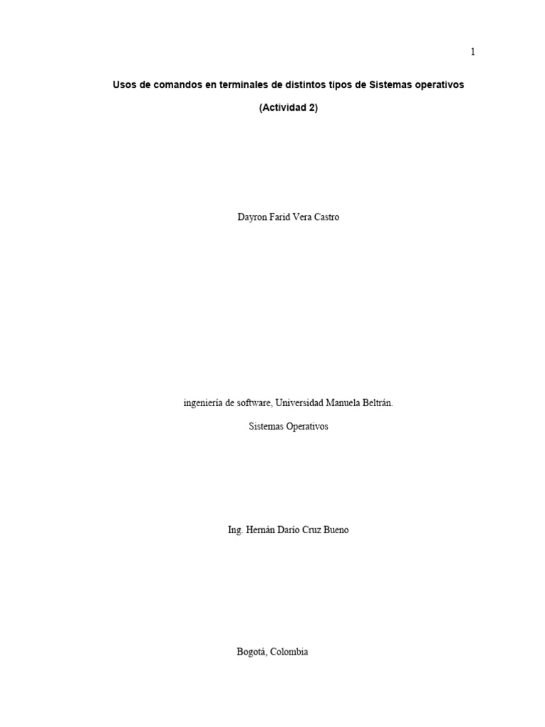 Actividad2 1 | PDF | Scheduling (Computing) | Concurrent Computing