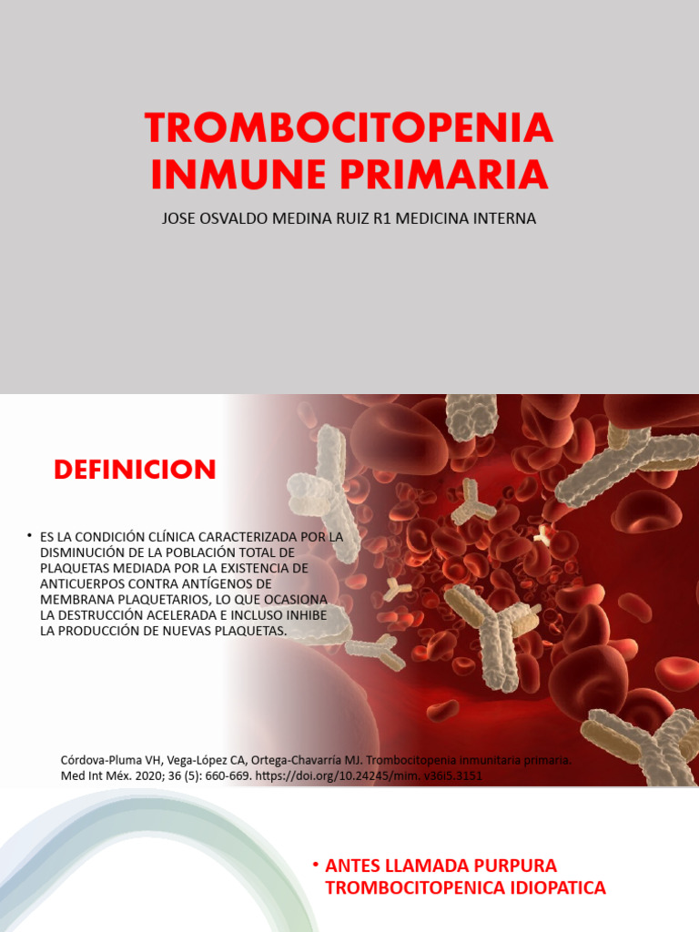 Trombocitopenia Inmune Primaria | PDF | Inmunología | Enfermedades y ... Trombocitopenia Inmune Primaria | PDF | Inmunología | Enfermedades y ...