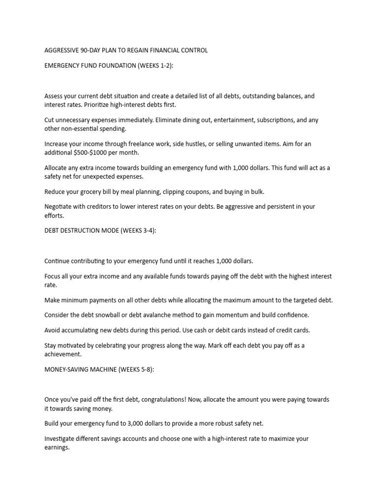 90 Day Credit Repair Plan | PDF | Debt | Ancestral Puebloans