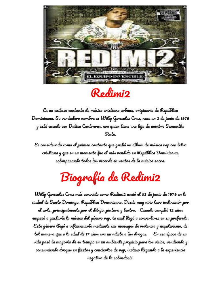 Redimi 2 | PDF