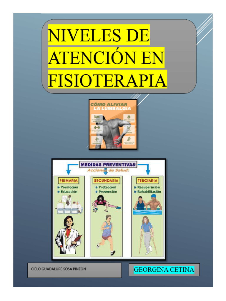 Niveles de Atencion en Fisioterapia | PDF | Dolor lumbar | Terapia física