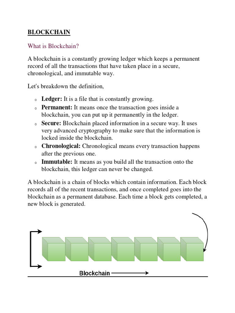 blockchain notes | PDF | Bitcoin | Cryptocurrency