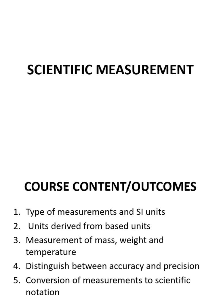 Understanding Scientific Measurement Basics | PDF | Significant Figures ...