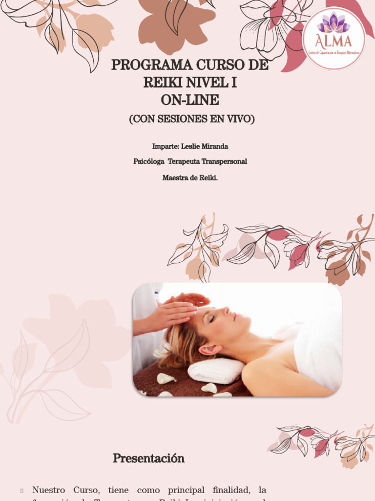 Programa Curso de Reiki Nivel I | PDF | Reiki