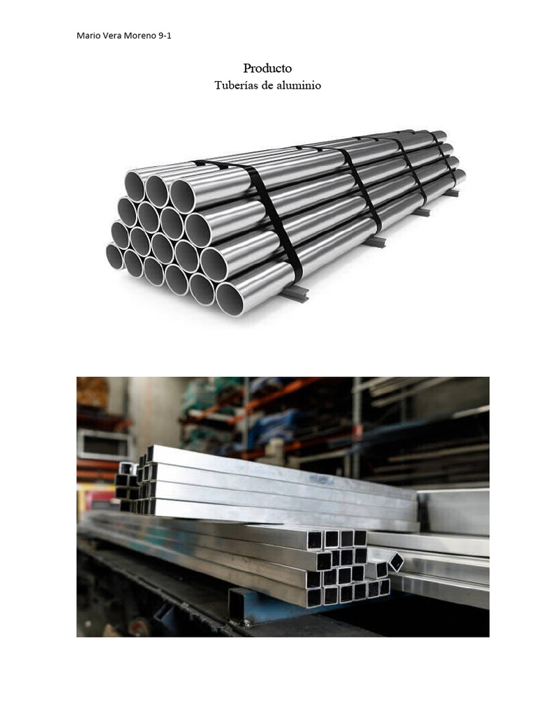 Producto Tuberías de Aluminio | PDF | Aluminio | Corrosión