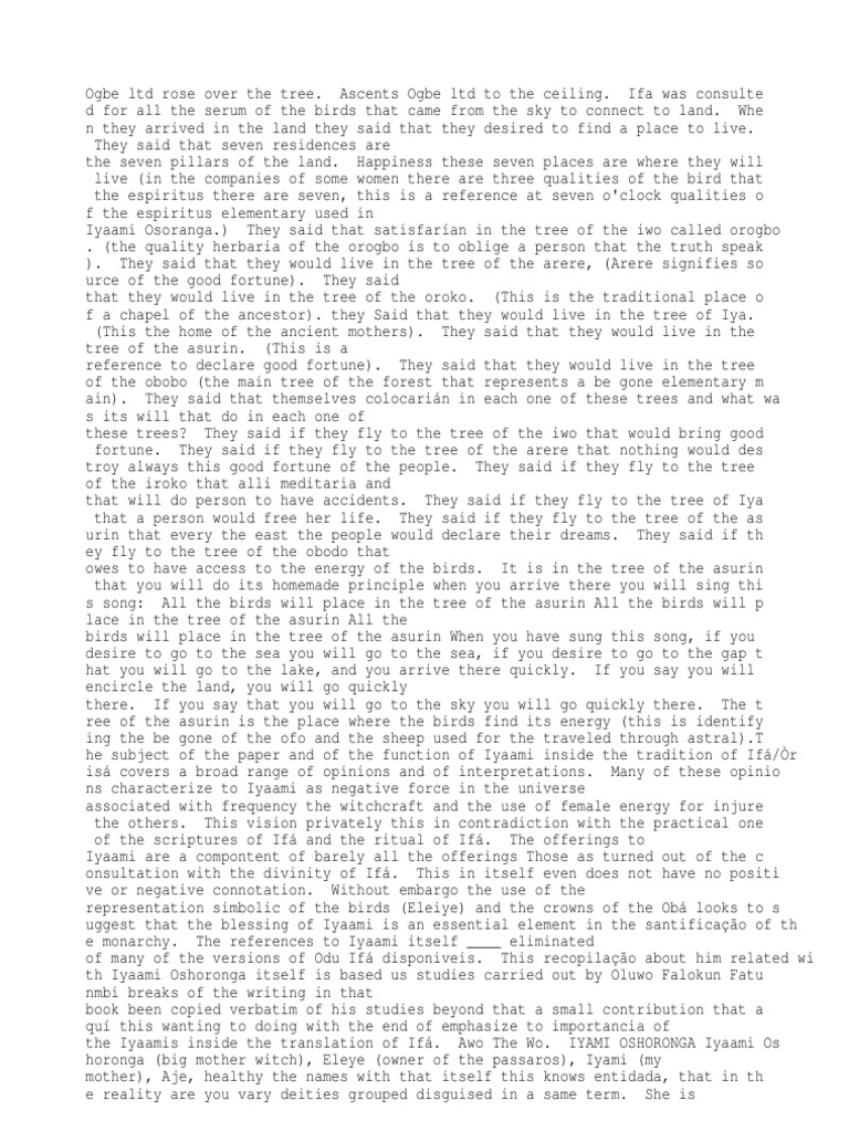 Iyami Translated | PDF | Religion And Belief