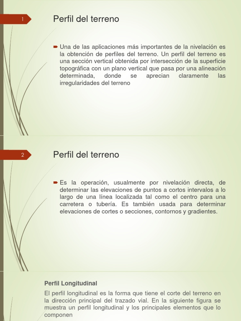 Perfil Del Terreno | PDF