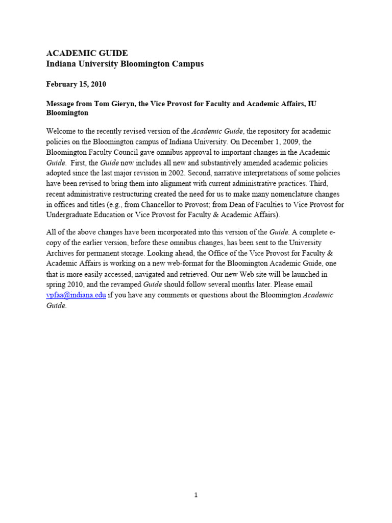 Academic Guide 2010 | PDF | Lecturer | Welfare