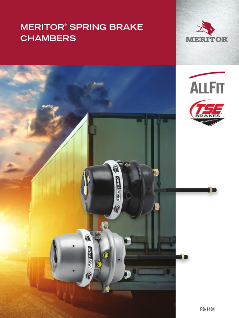 Meritor Spring Brake Chambers | PDF | Nut (Hardware) | Brake