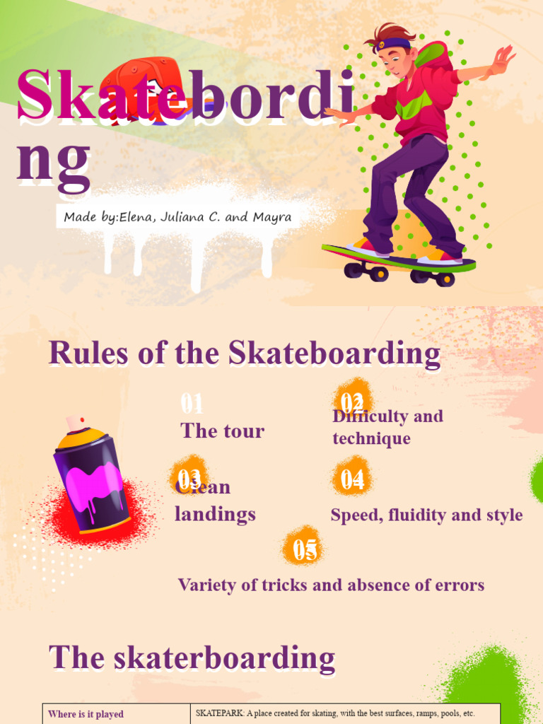 Skate Club by Slidesgo | PDF