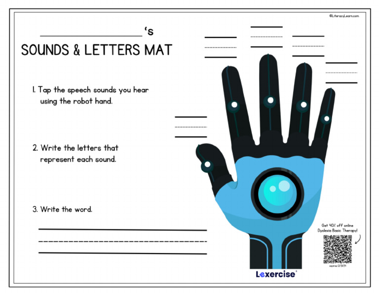 Lexercise Inspired Sounds and Letters Mat | PDF