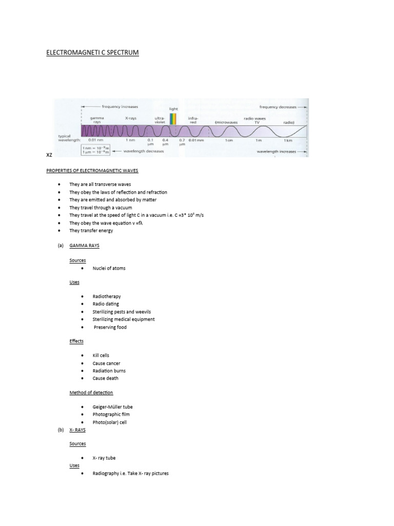 Electromagnetic Spectrum | PDF | Electromagnetic Radiation | Radio