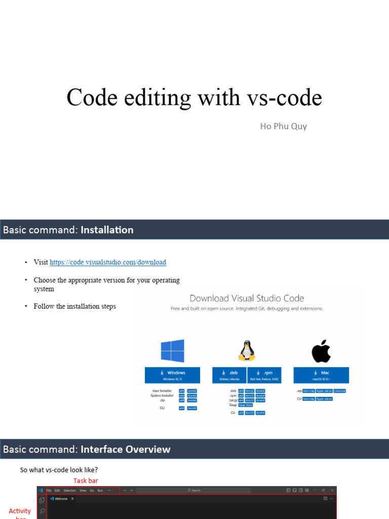 Code Editing With vs-code | PDF | Computer File | Computer Architecture