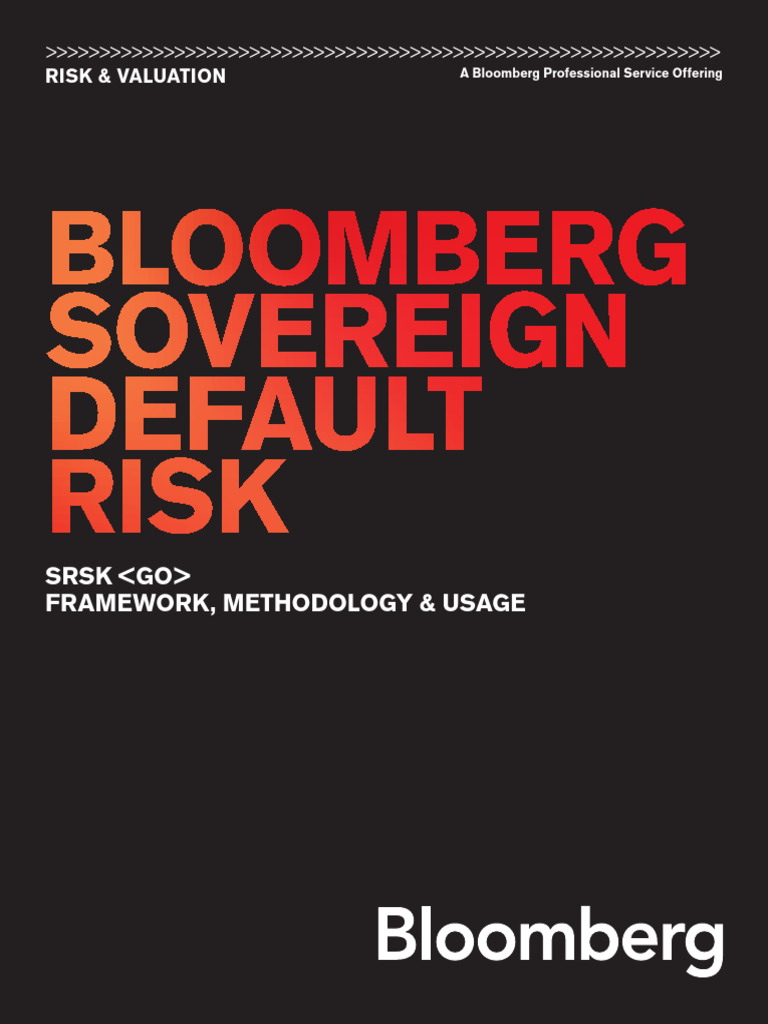 Bloomberg Sovereign Default Risk Model SRSK | PDF | Debt | Risk