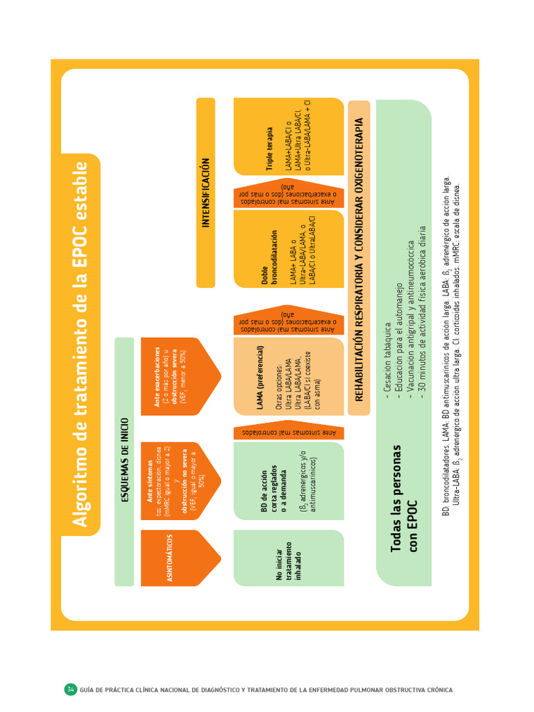 Manejo Epoc Estable | PDF | Enfermedad pulmonar obstructiva crónica ...