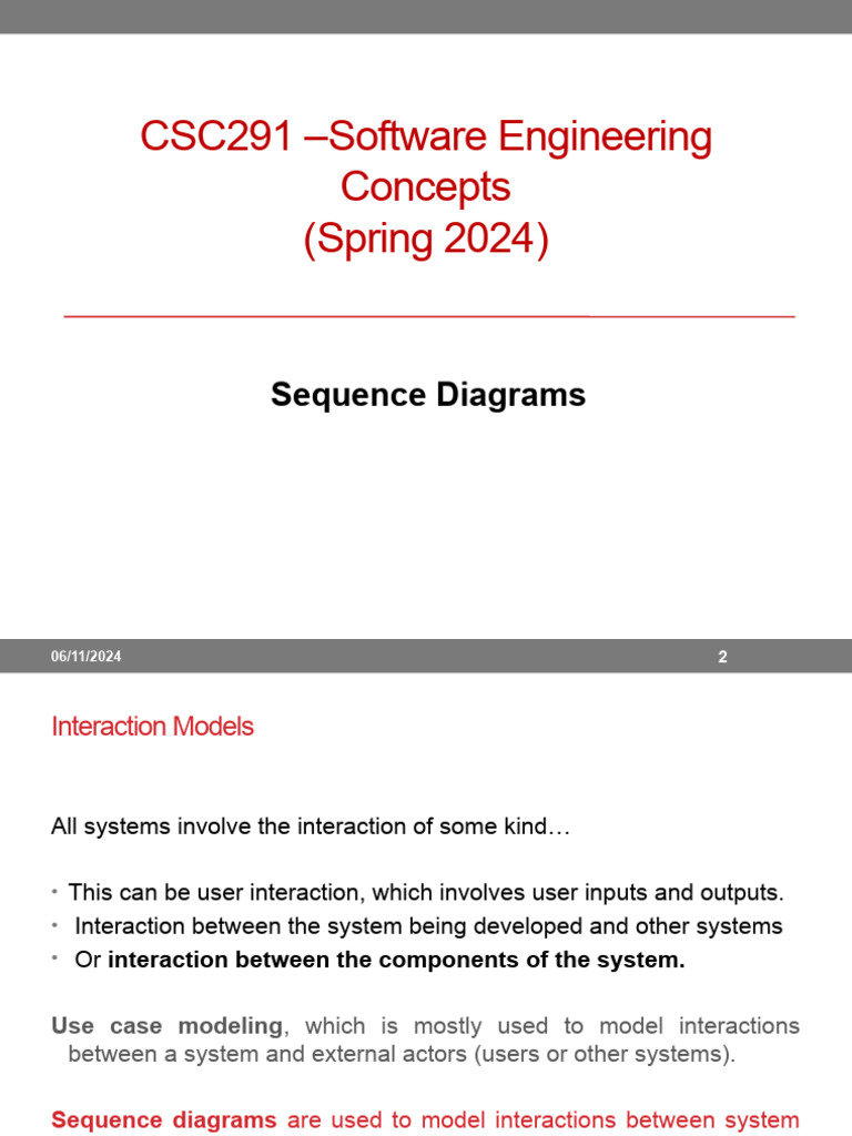 Lecture - Sequence Diagram | PDF | Icon (Computing) | System