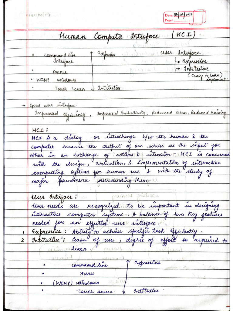 HCI (Unit-1&2) | PDF