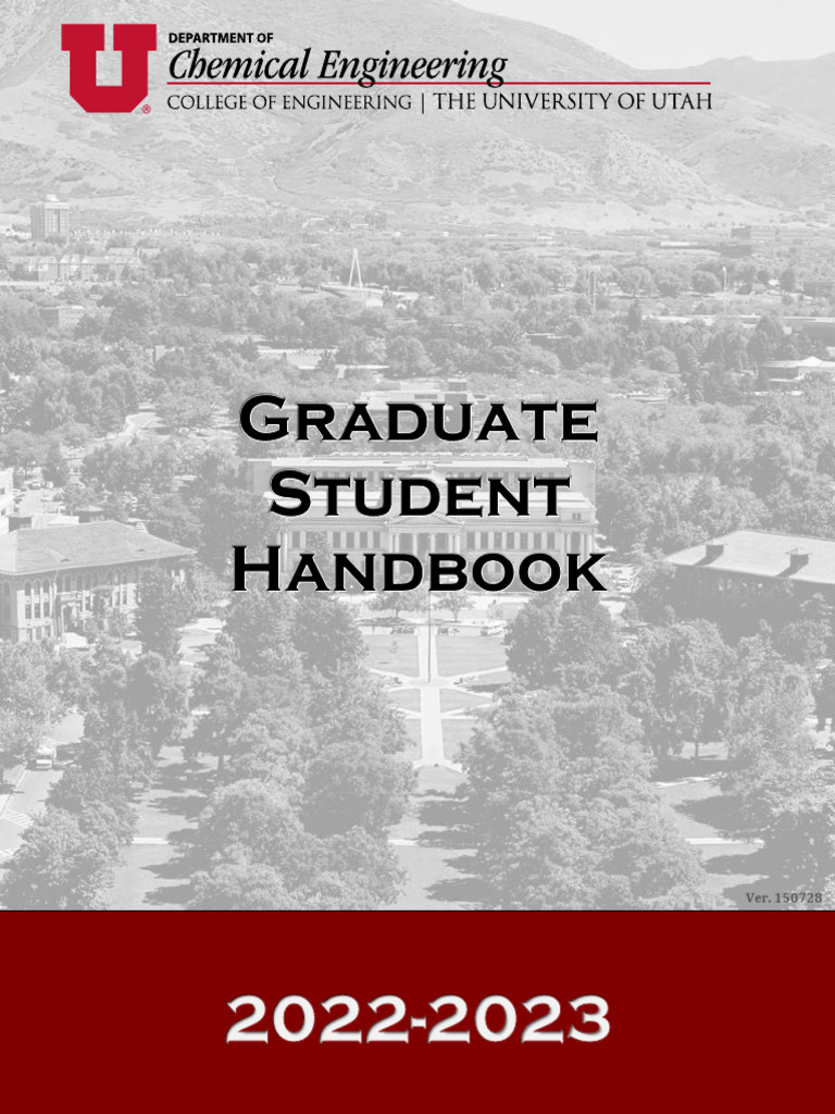 University of Utah Graduate Handbook-2022-2023v2 | PDF | Thesis | Doctor Of Philosophy