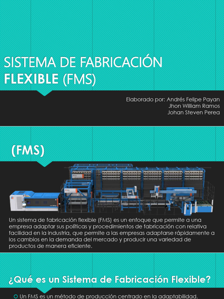 Sistema de Fabricación Flexible (FMS) | Descargar gratis PDF | Textiles | Presupuesto