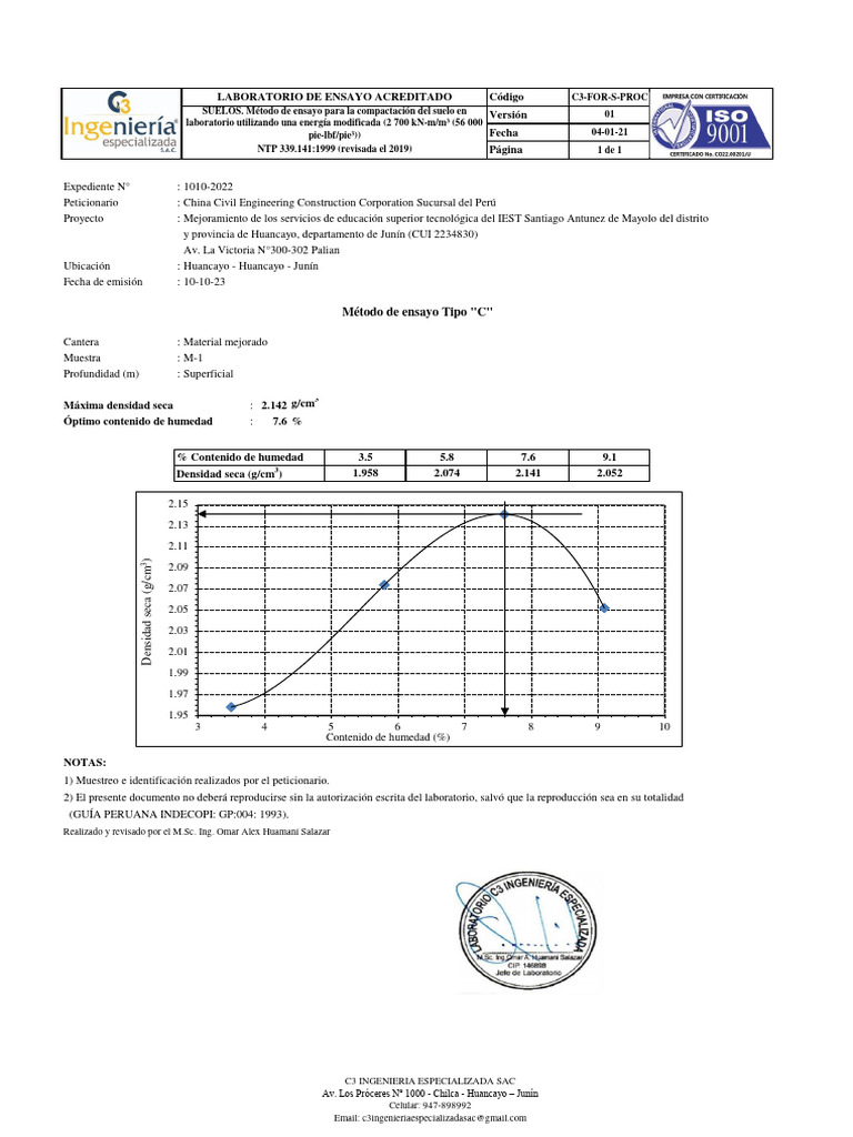 PROCTOR | Descargar gratis PDF | Ciencia del suelo