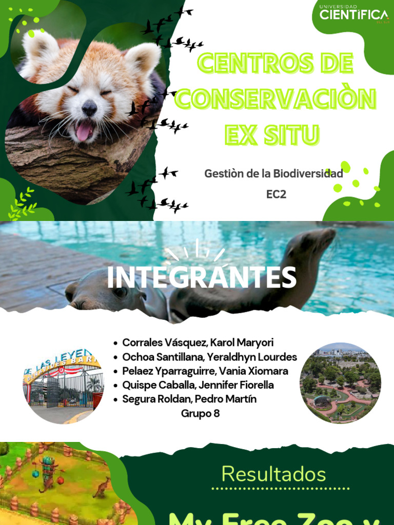 Centros de Conservaciòn Ex Situ - Grupo 8 | PDF | zoo | Lima
