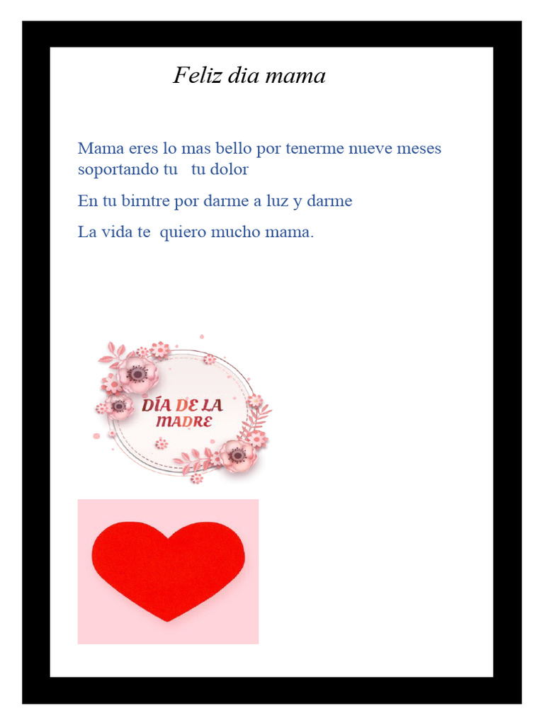 Feliz Dia Mama Pdf