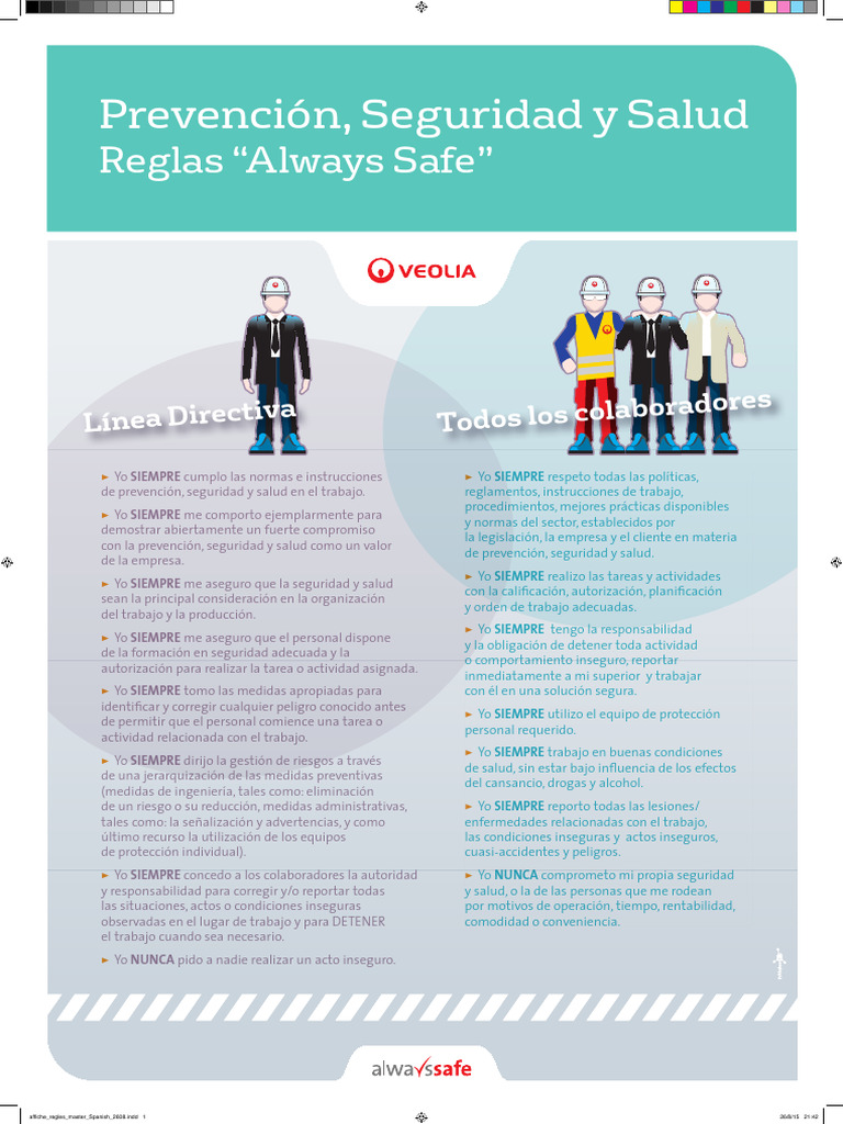 Reglas de Seguridad "Always Safe" | PDF | Valores | Business