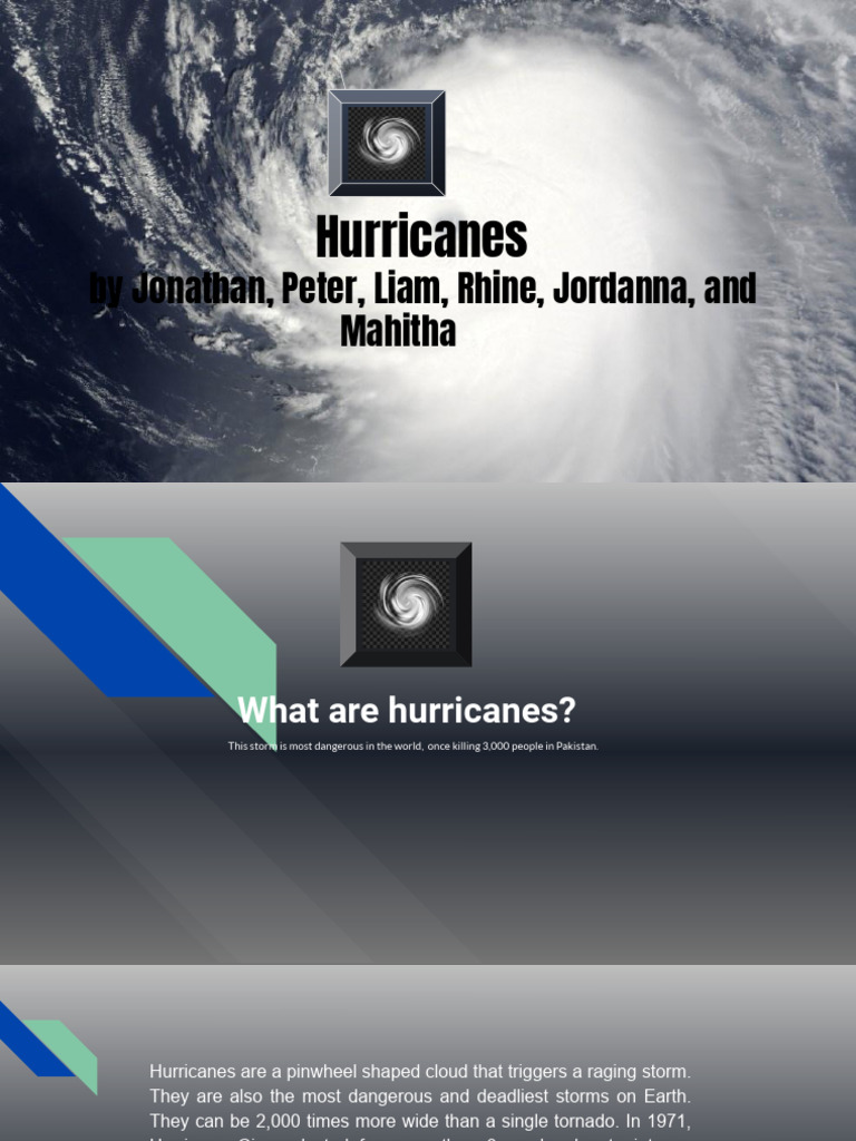 Jonathan Wang - Dangerous Weather Slideshow Students | PDF | Tropical ...