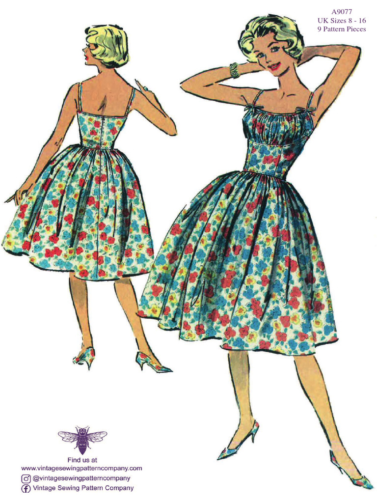 Sewing Guide for UK Sizes 8-16 Patterns | PDF | Textiles | Textile Arts