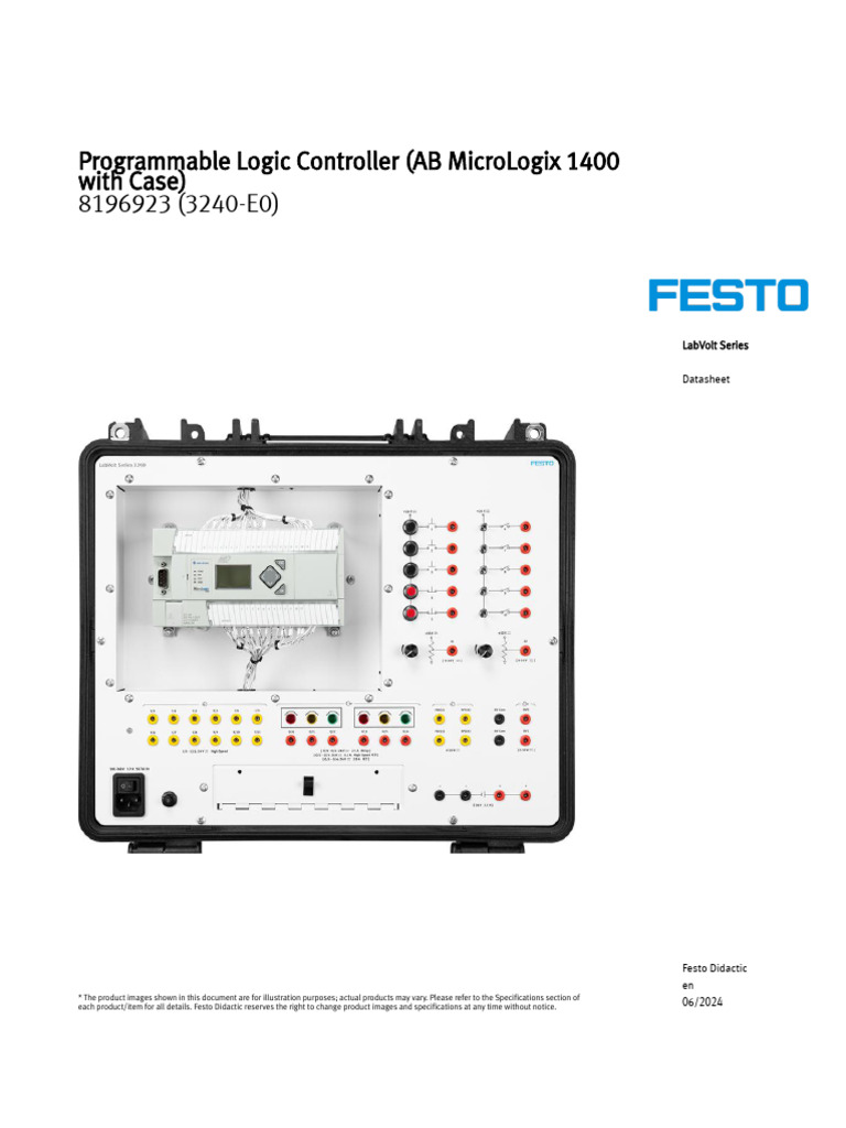 Datasheet 8196923 (80-3240-E0) en | PDF | Programmable Logic Controller | Computer Architecture