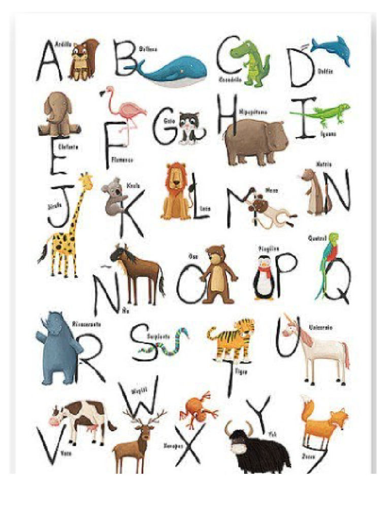 Abecedario Animales | PDF