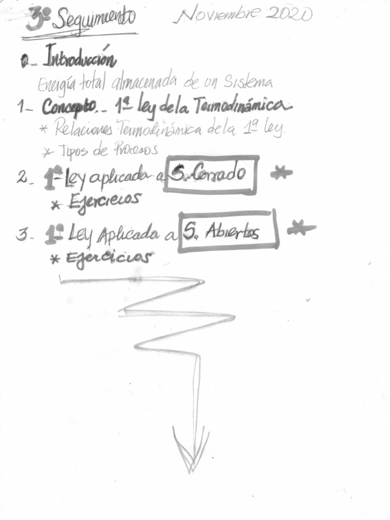 2 Manuscrito 1° Ley De La Termodinámica En S Cerrado Ejercicios Pdf